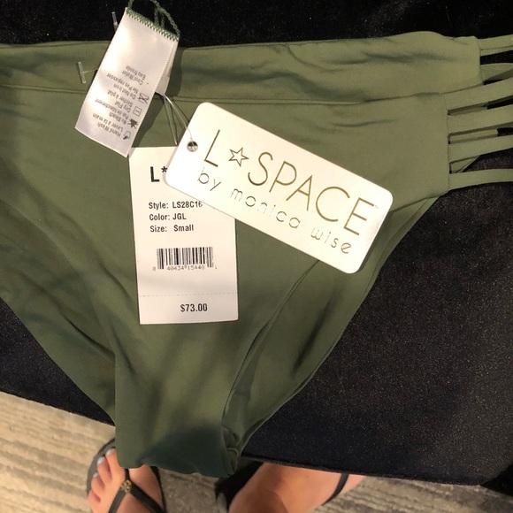 l*space | Swim | L Space Army Green Bikini Set Nwt | Poshmark